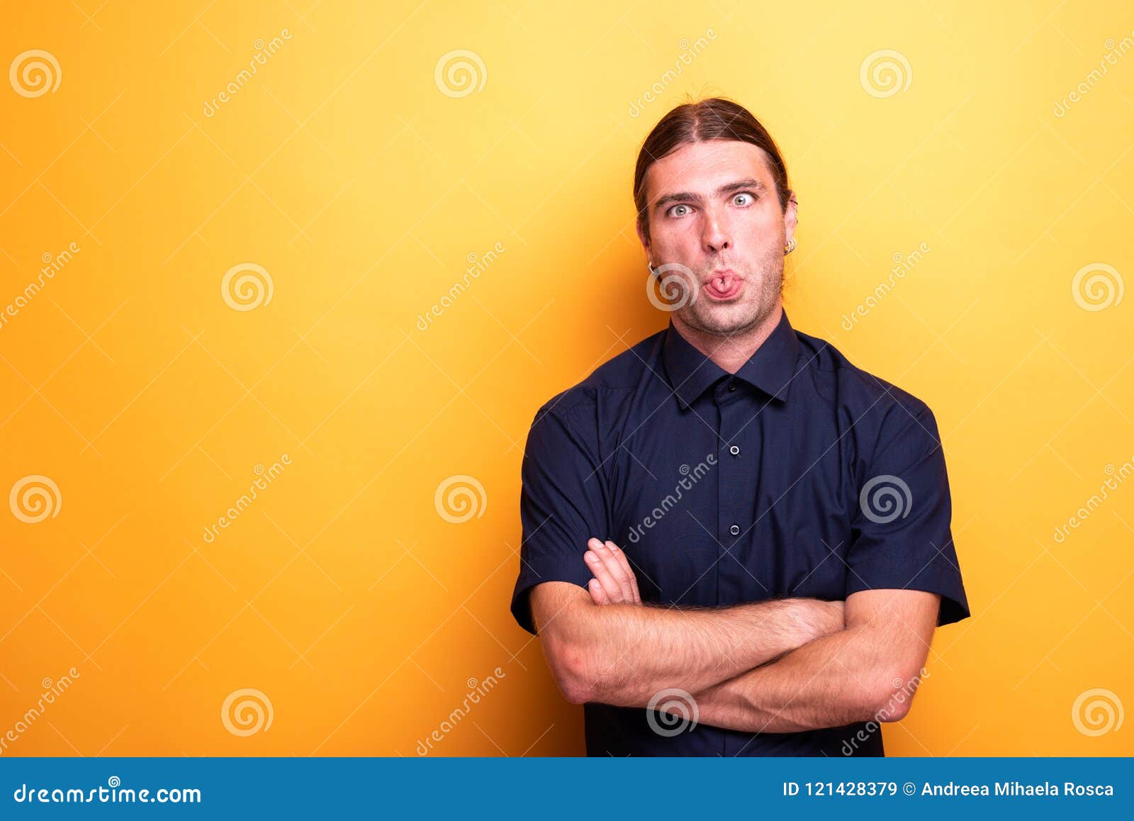Hilarious Male Faces Posing Stock Image - Image of hilarious, eyes ...