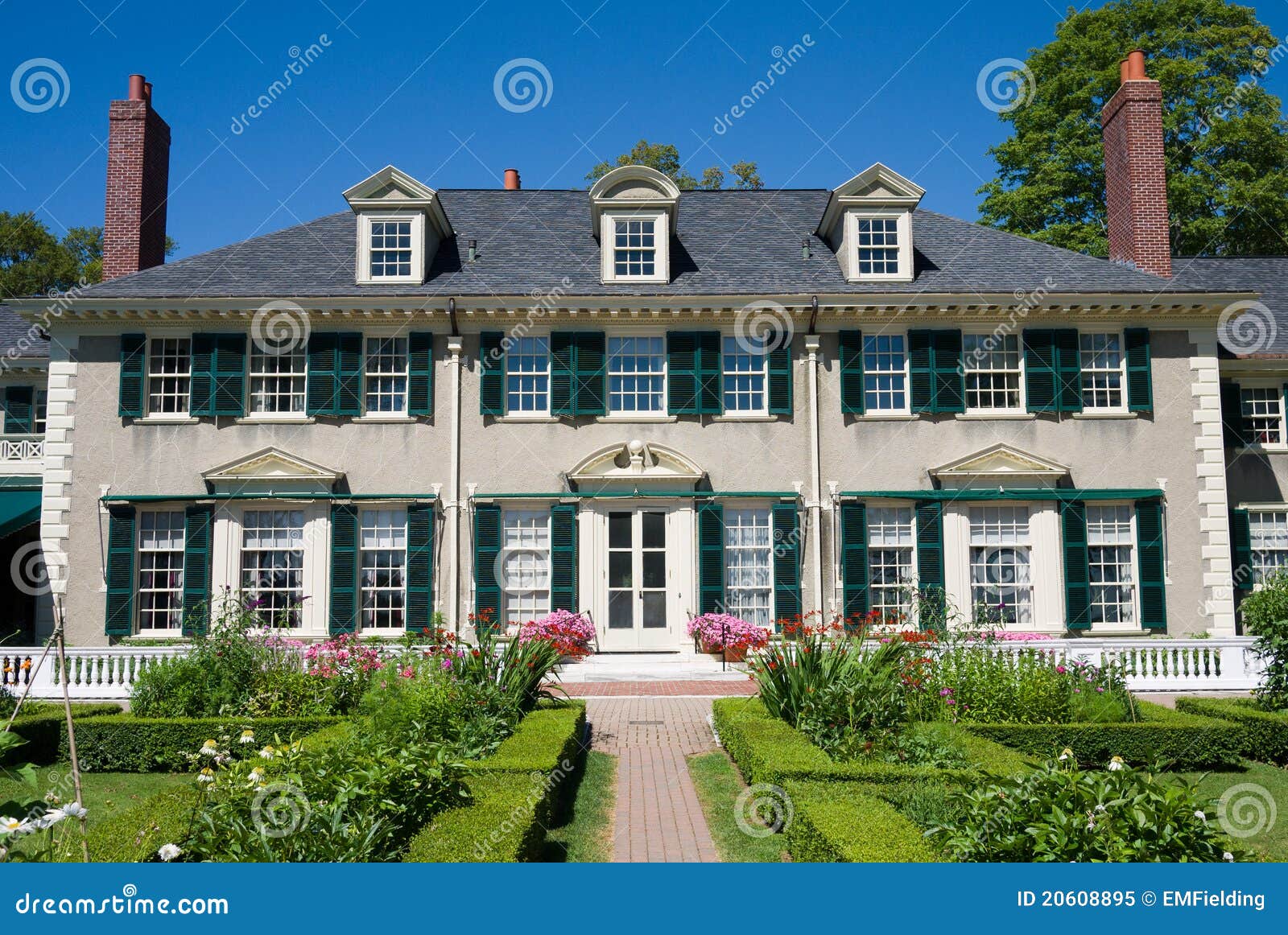 Hildene, Historic Home in Manchester, Vermont Stock Image - Image of ...