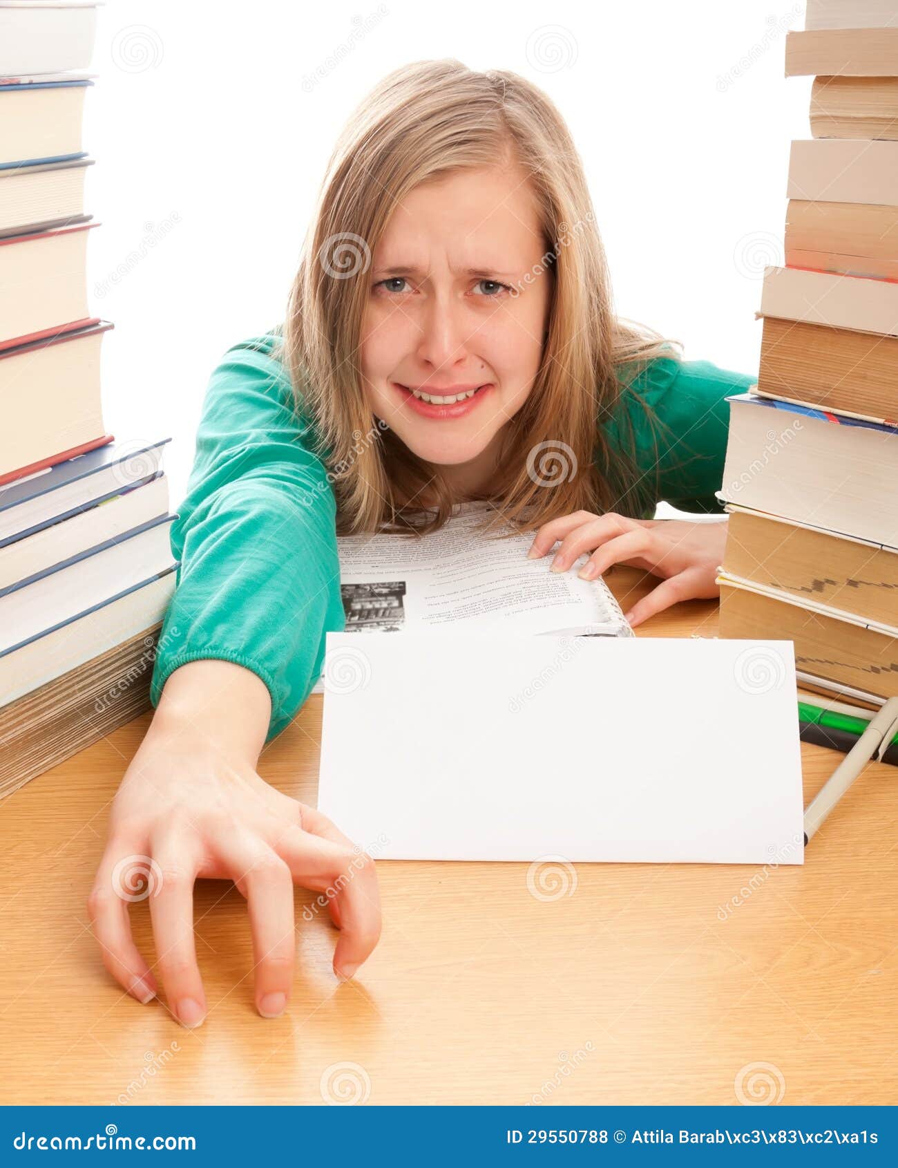 Hilfe, bitte! stockfoto. Bild von lernen, buch, hochschule - 29550788