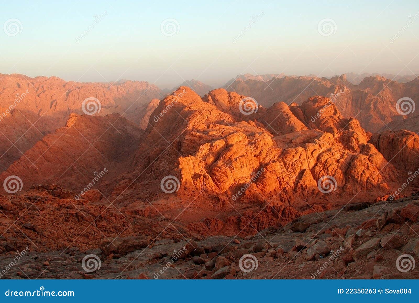 Hill of Moses (Gebel Musa) stock image. Image of musa - 22350263