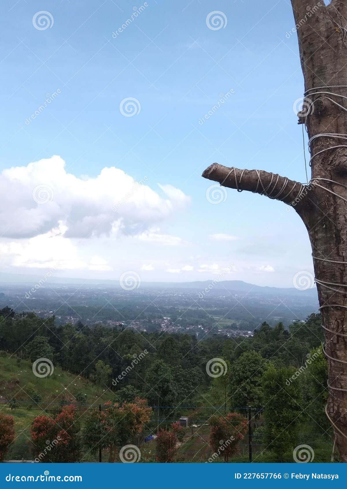 Hill One of the Best in Purwokerto, Central Java Stock Photo - Image of ...