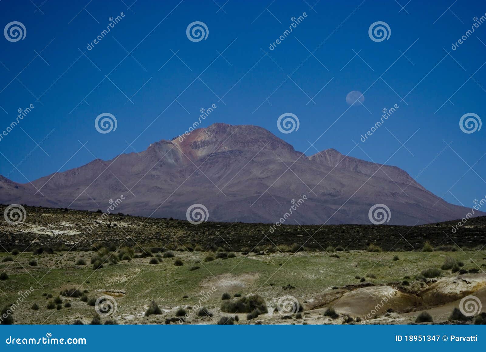 Hill in Peruvian National Park Stock Image - Image of hill, mountain ...