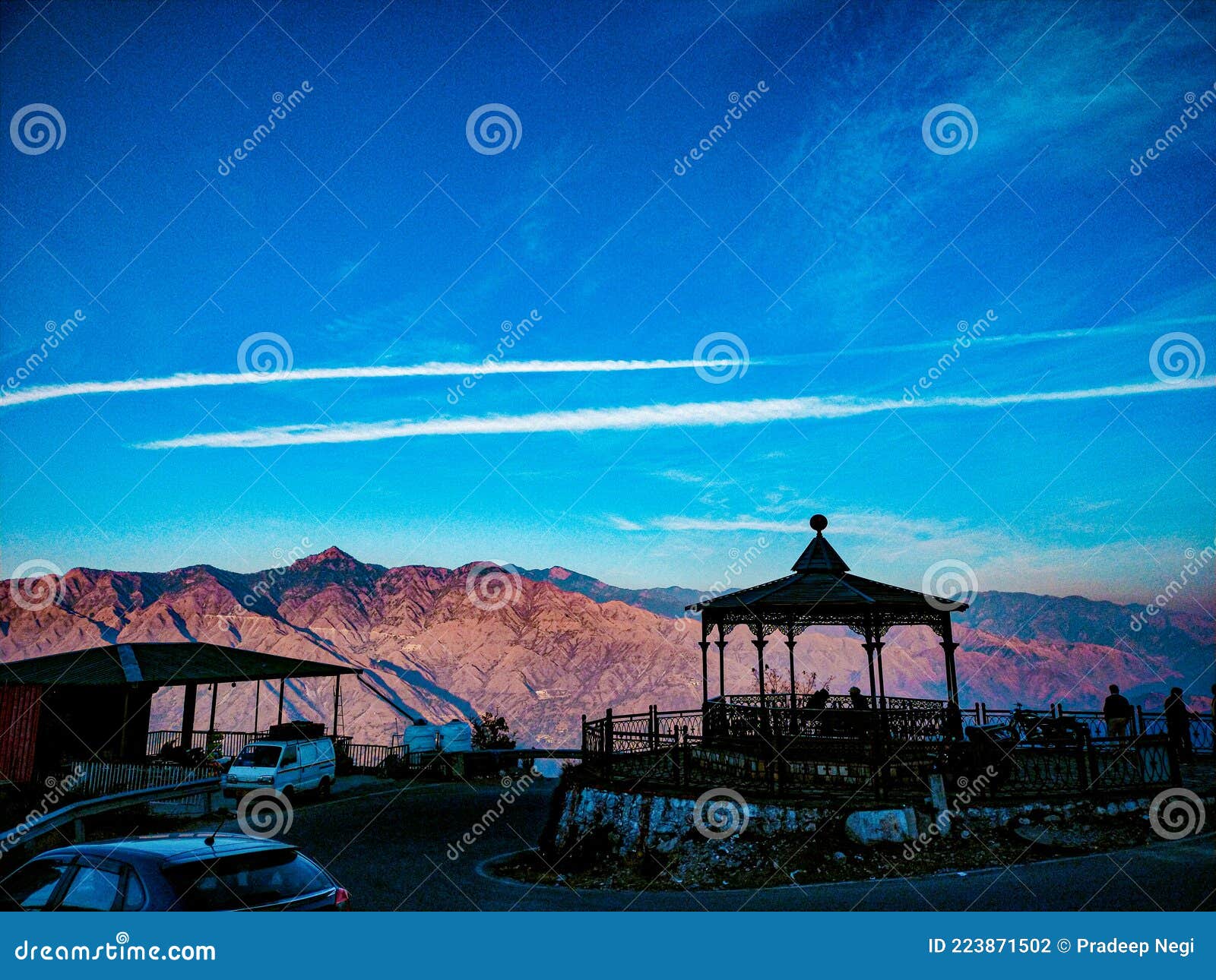 Hill of Queen Mussoorie stock photo. Image of tower - 223871502