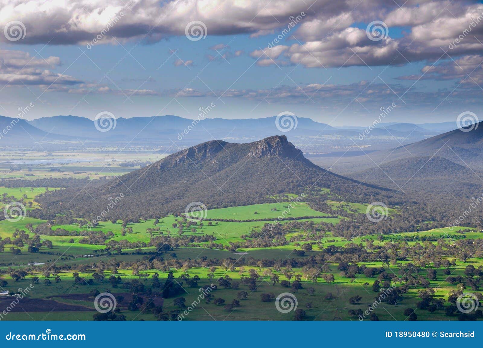Hill Range stock photo. Image of green, victoria, ranges - 18950480