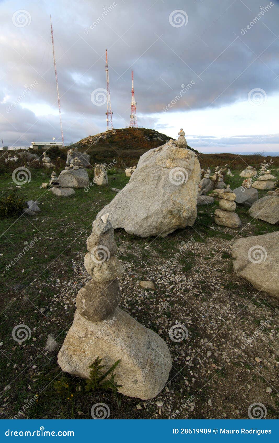 Hill Top of Foia, Monchique Stock Image - Image of destination, rock ...