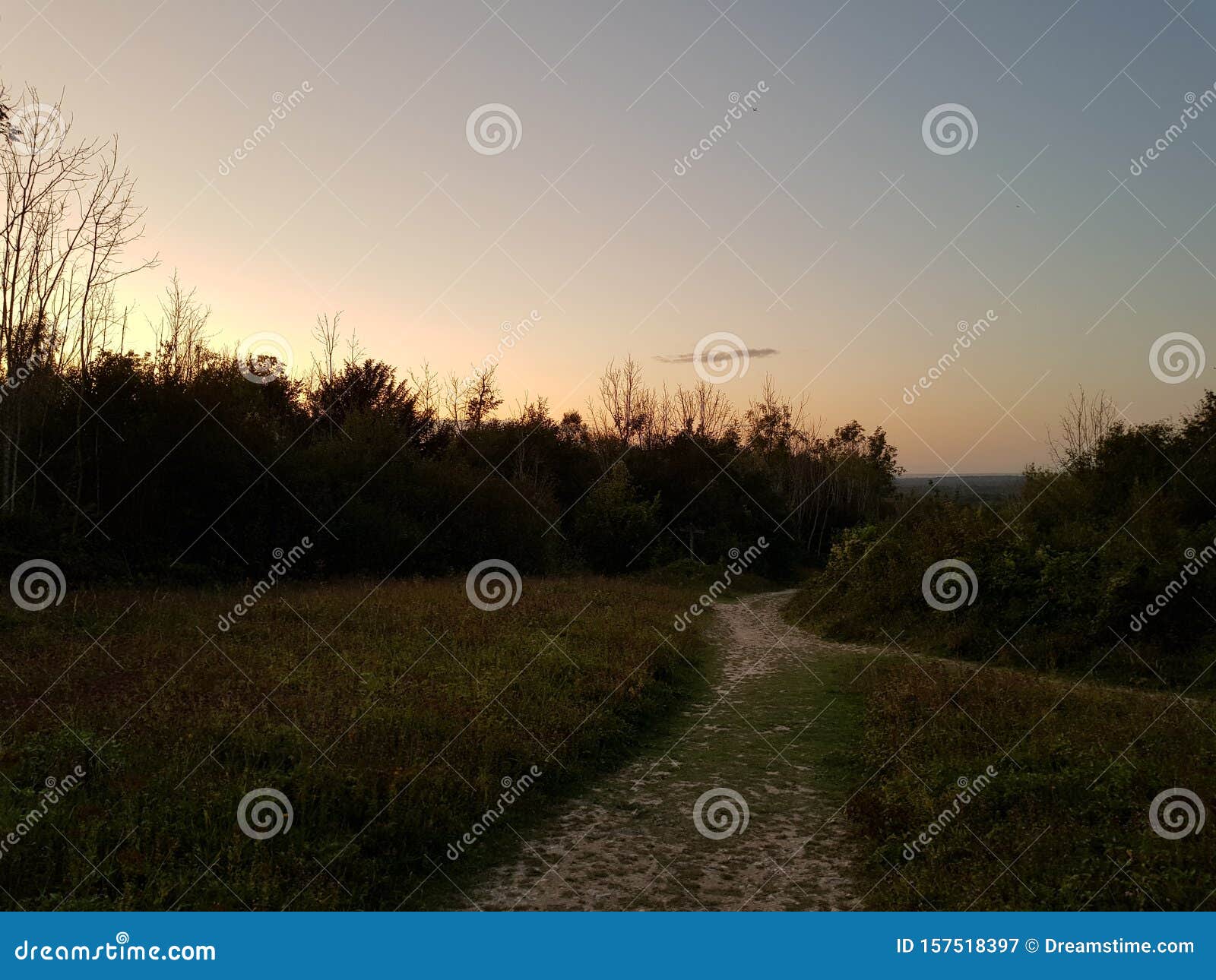 Hill top views stock image. Image of hill, evening, views - 157518397