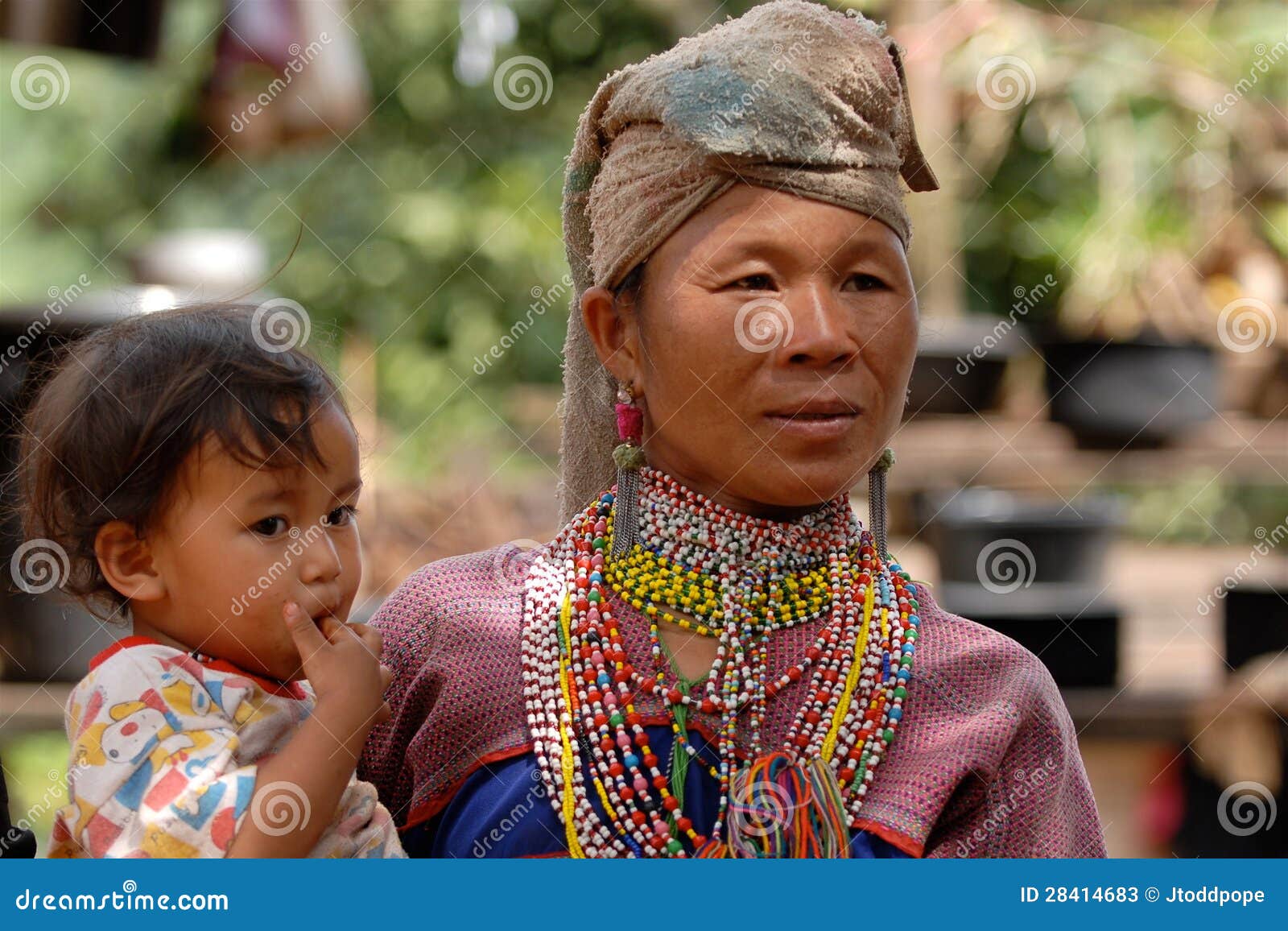Hill Tribe Mother and Child Editorial Stock Photo - Image of poor, asia ...