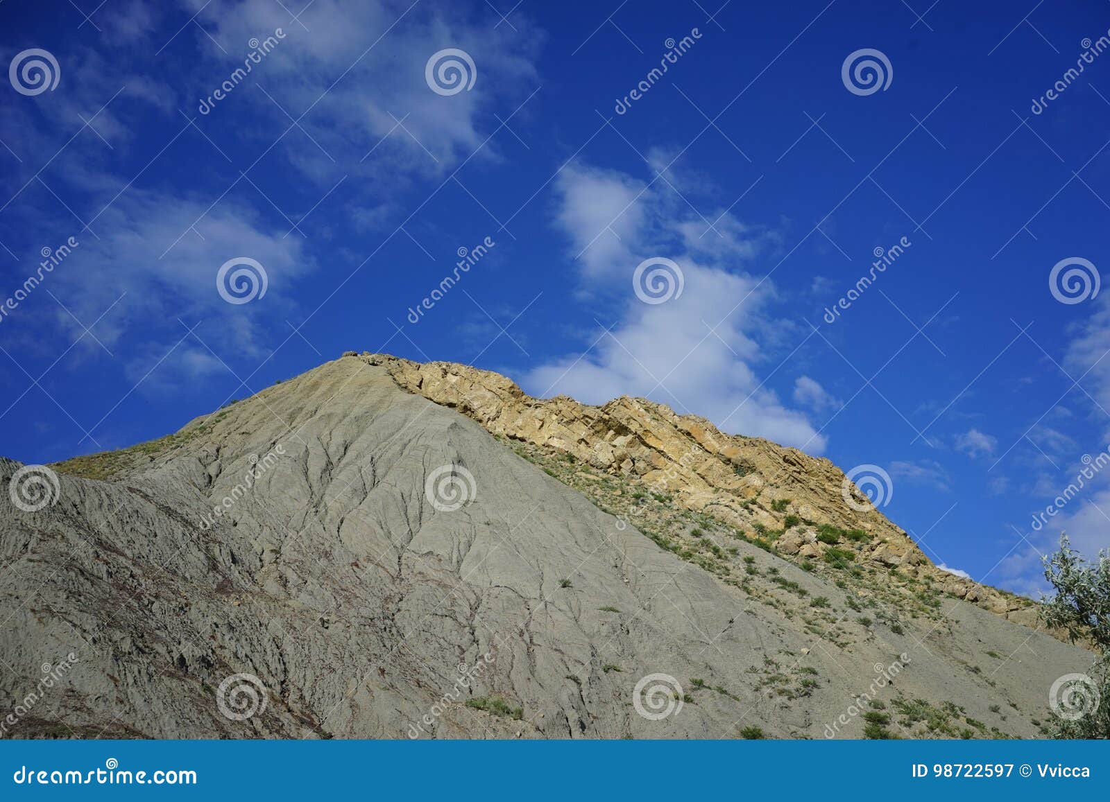 The Hill of Volcanic Origin Stock Image - Image of reserve, plateau ...