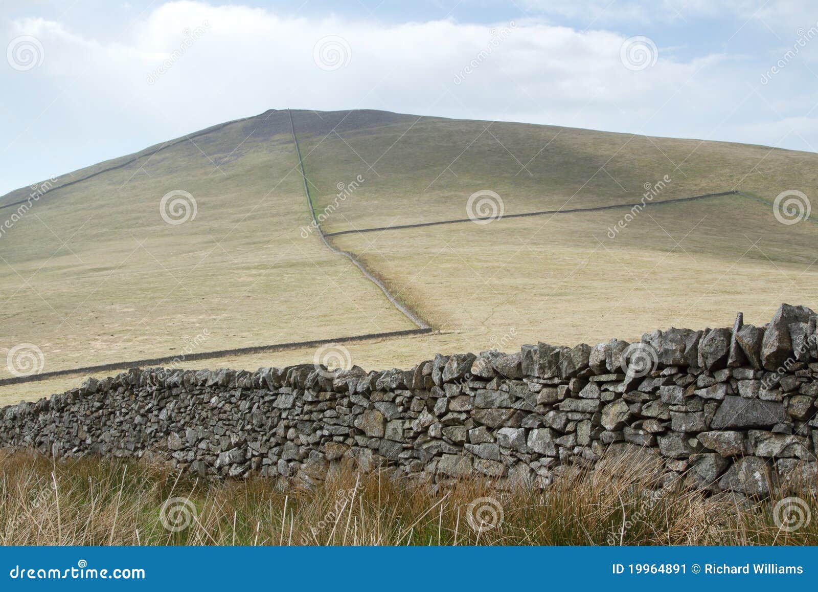 Hill with walls. stock image. Image of pattern, cloud - 19964891