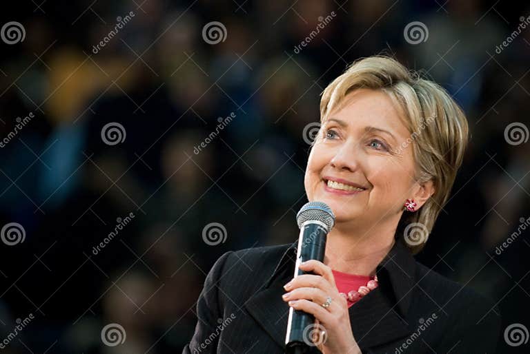 Hillary Clinton - Horizontal Smiling 4 Editorial Photography - Image of ...