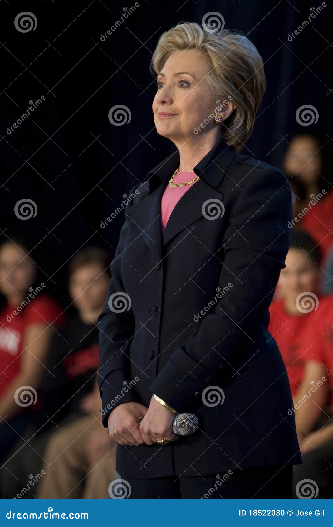 Hillary Clinton Rally editorial image. Image of democrat - 18522080