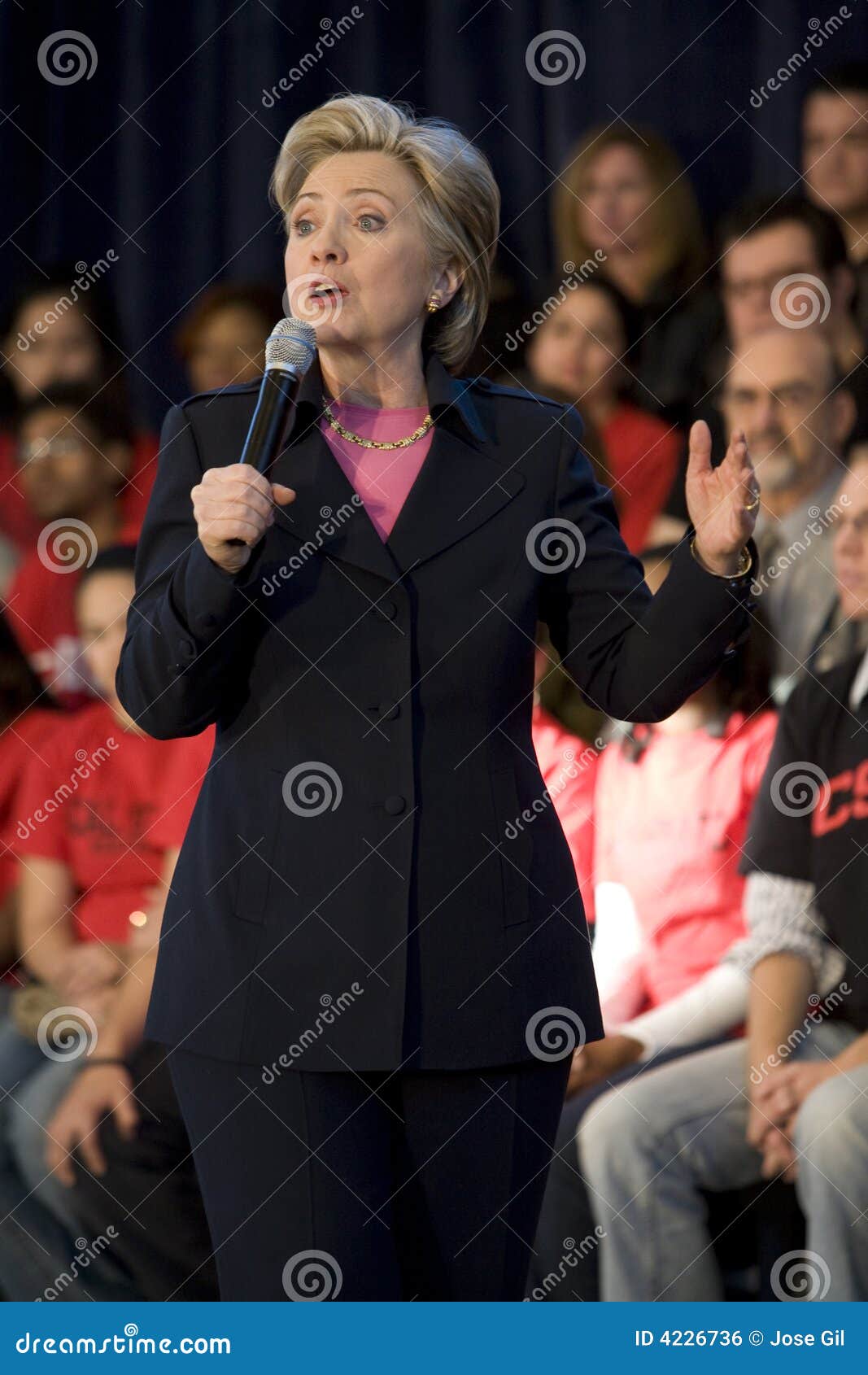 Hillary Clinton Rally 7 editorial photo. Image of congress - 4226736