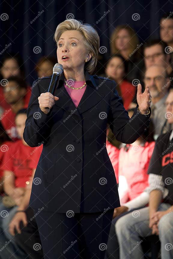 Hillary Clinton Rally 7 editorial photo. Image of congress - 4226736