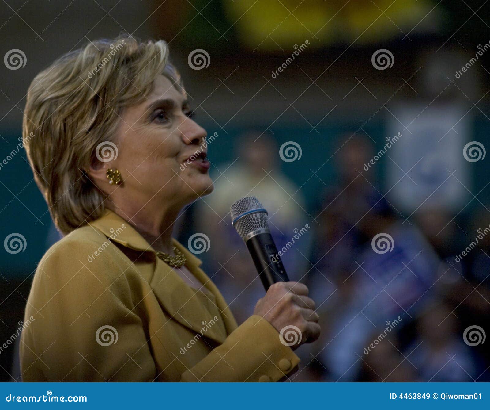 Hillary Clinton Smiling editorial stock image. Image of presidential ...