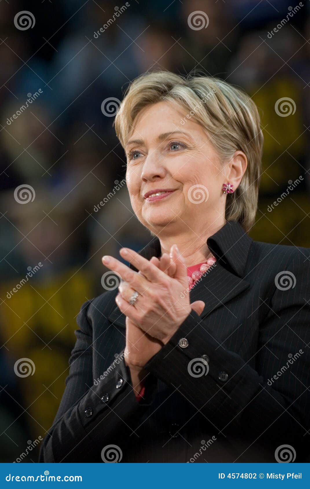 Hillary Clinton - Vertical Clapping Editorial Photography - Image of ...