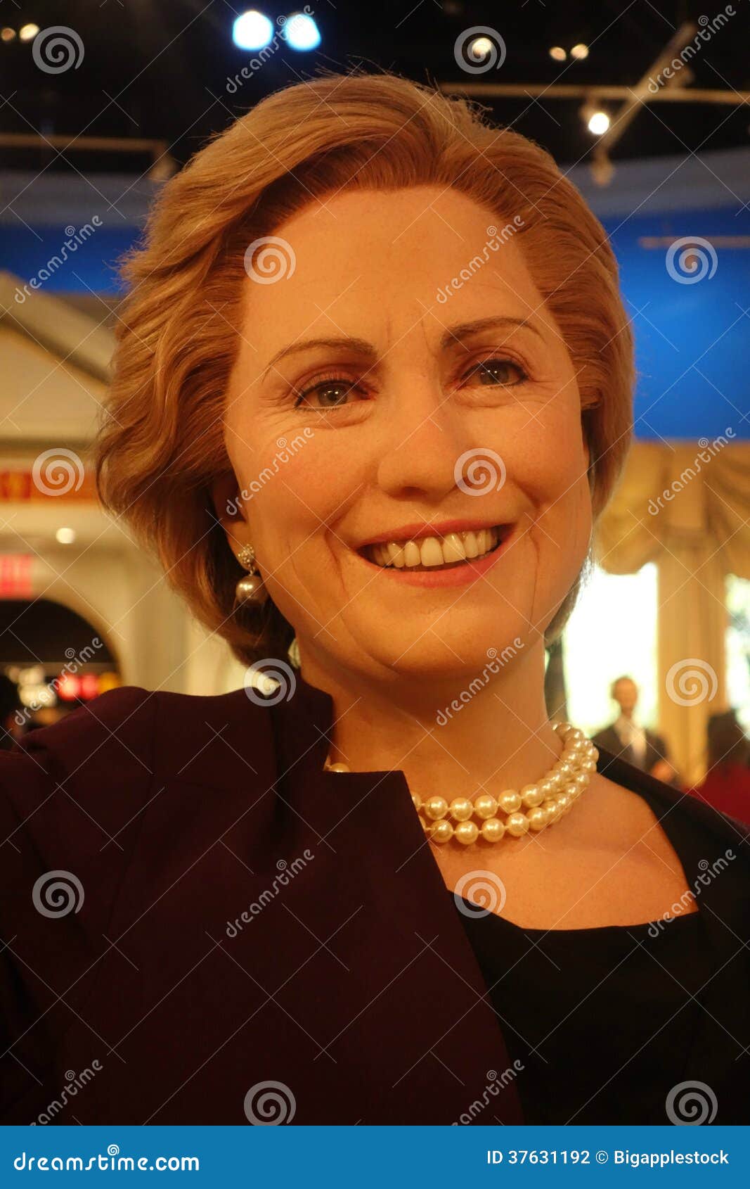 Hillary Clinton Wax Figure photographie éditorial. Image du neuf - 37631192
