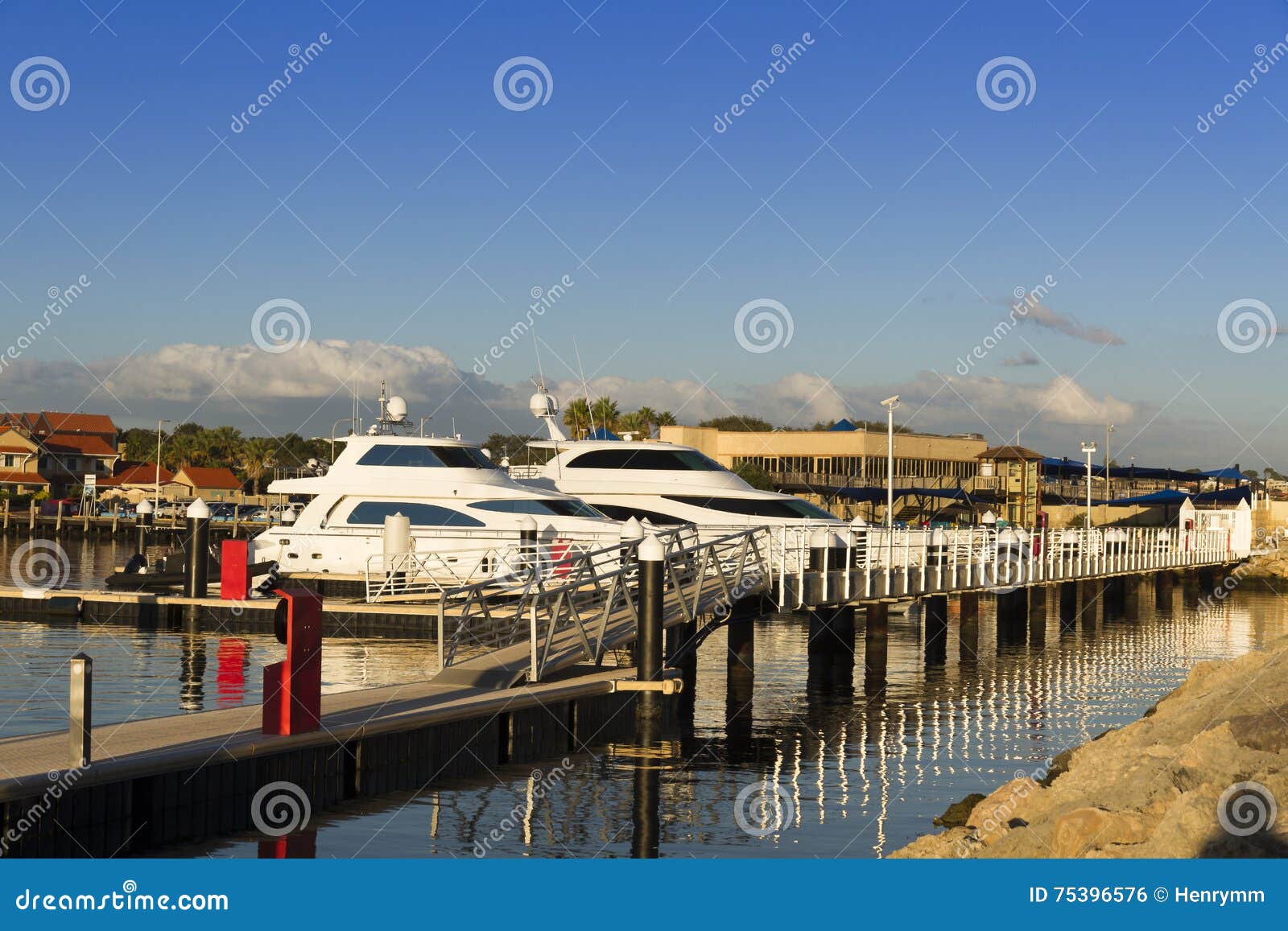 Hillarys Boat Harbour stock photo. Image of harbour, boating - 75396576