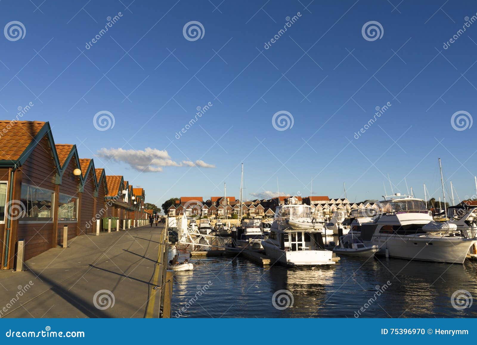 Hillarys Boat Harbour stock photo. Image of tourism, shops - 75396970