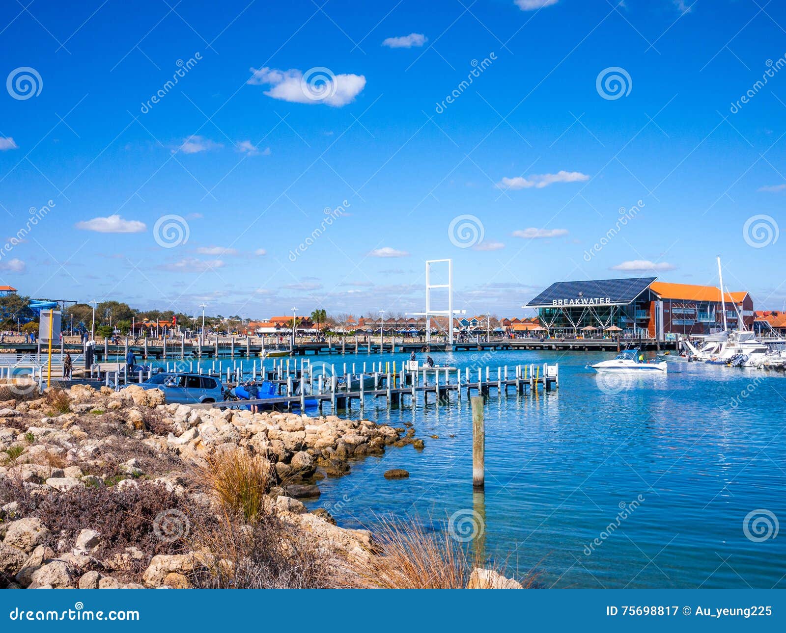 Hillarys boat harbour editorial photography. Image of boats - 75698817