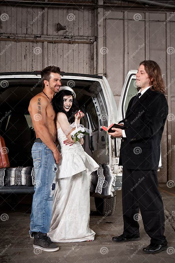 Hillbilly wedding stock image. Image of girl, husband - 22159163