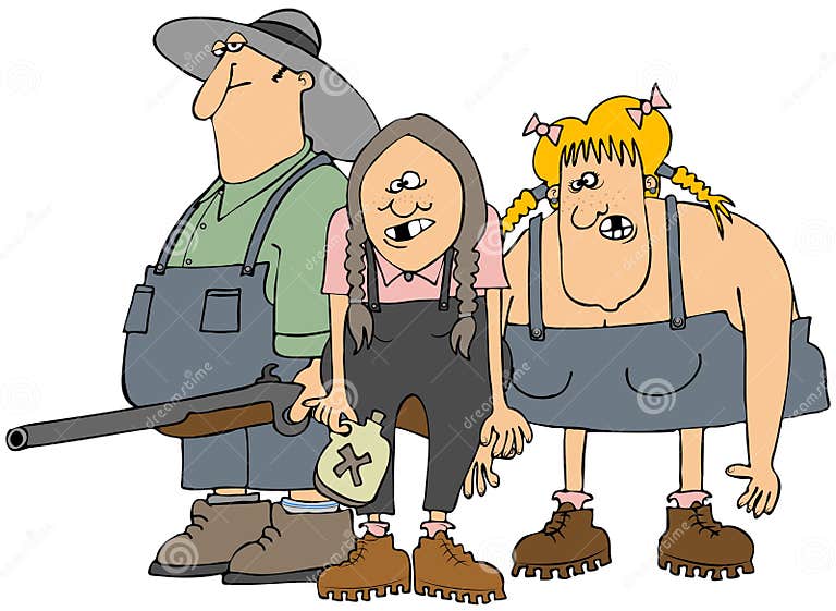 Hillbillys stock illustration. Illustration of cartoon - 27424353