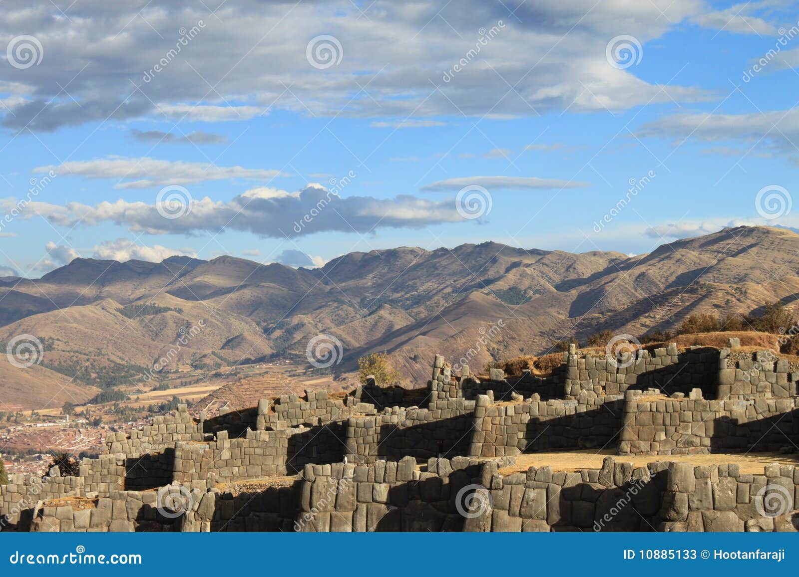 Hills above Cusco Peru stock image. Image of scenery - 10885133