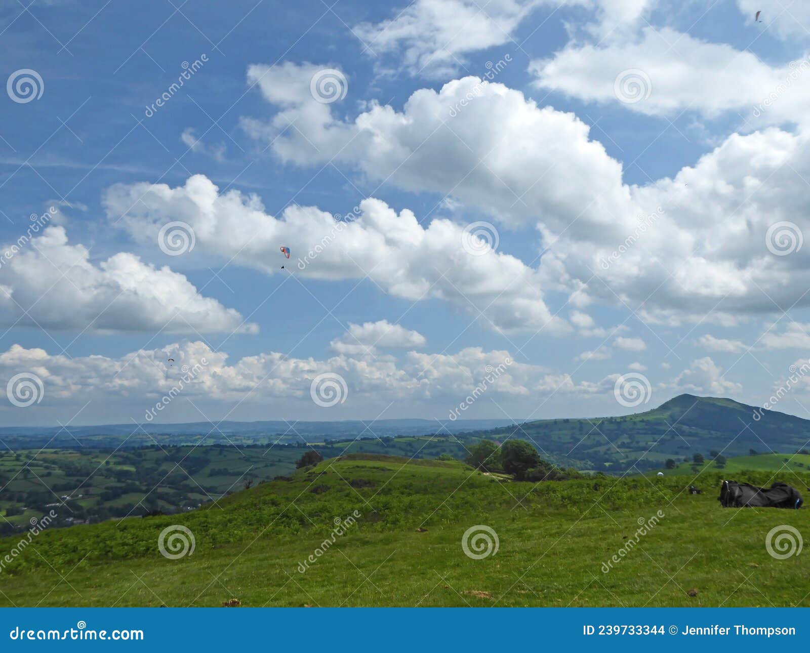 Hills of the Brecon Beacons in Wales Stock Photo - Image of beacons ...
