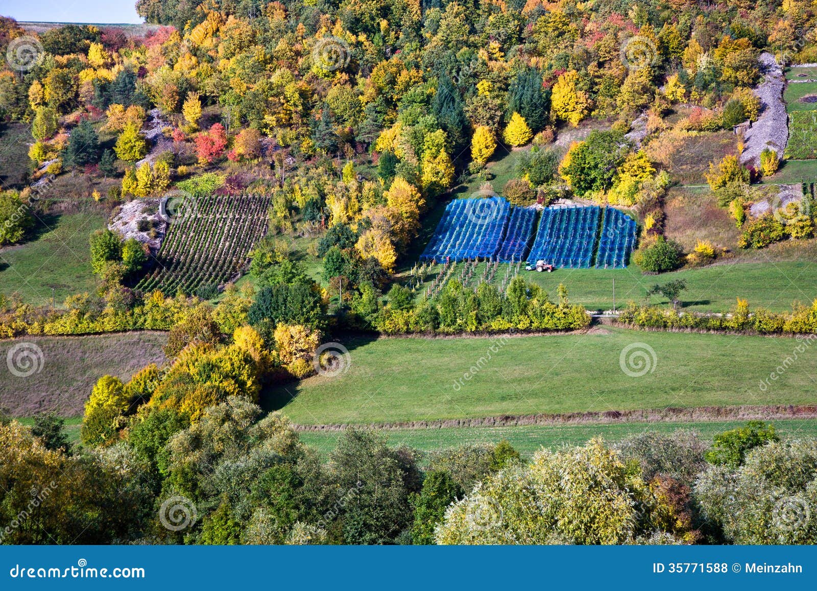 Hills and Meadows in the Lovely Valley Stock Photo - Image of tourism ...