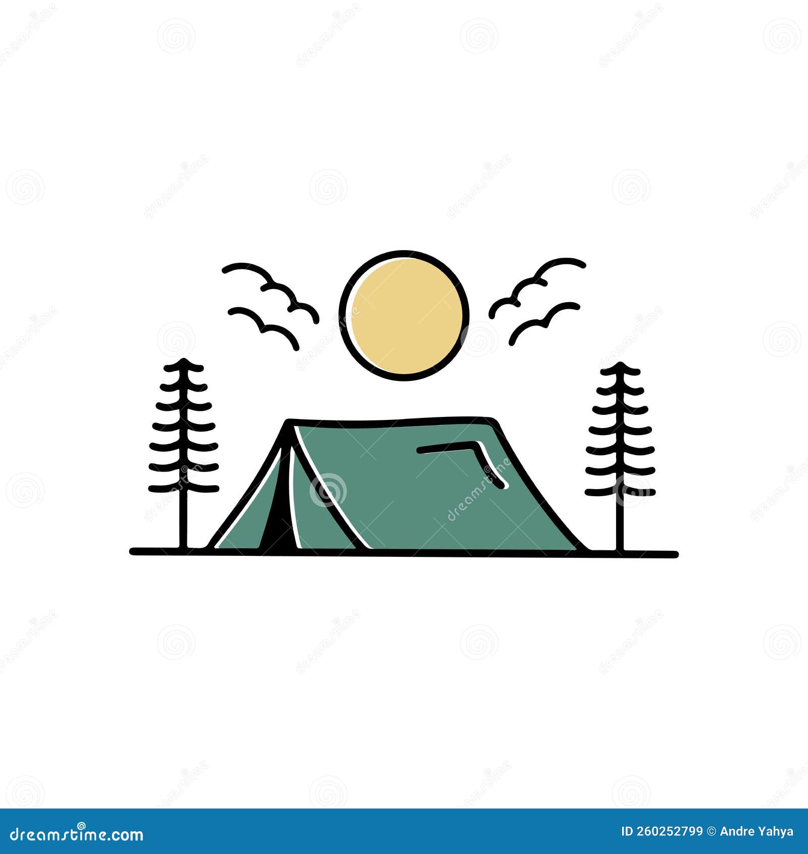 Hills Mountain Peaks Vector Logo Design. Stock Vector - Illustration of ...