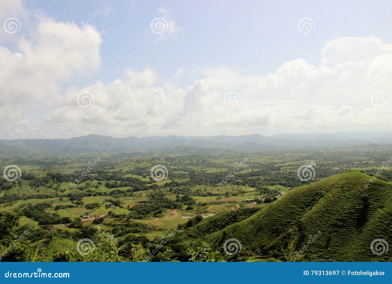 Hills and Mountains of the Dominican Republic Stock Image - Image of ...