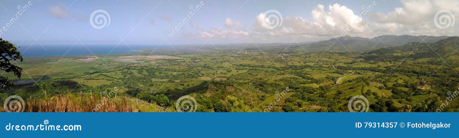 Hills and Mountains of the Dominican Republic Stock Image - Image of ...