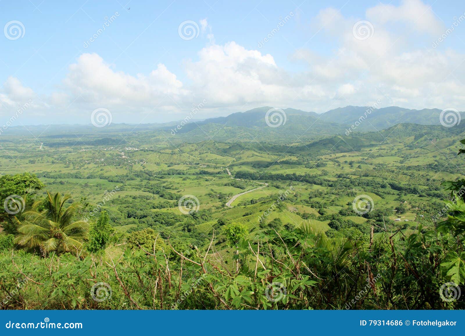 Hills and Mountains of the Dominican Republic Stock Photo - Image of ...