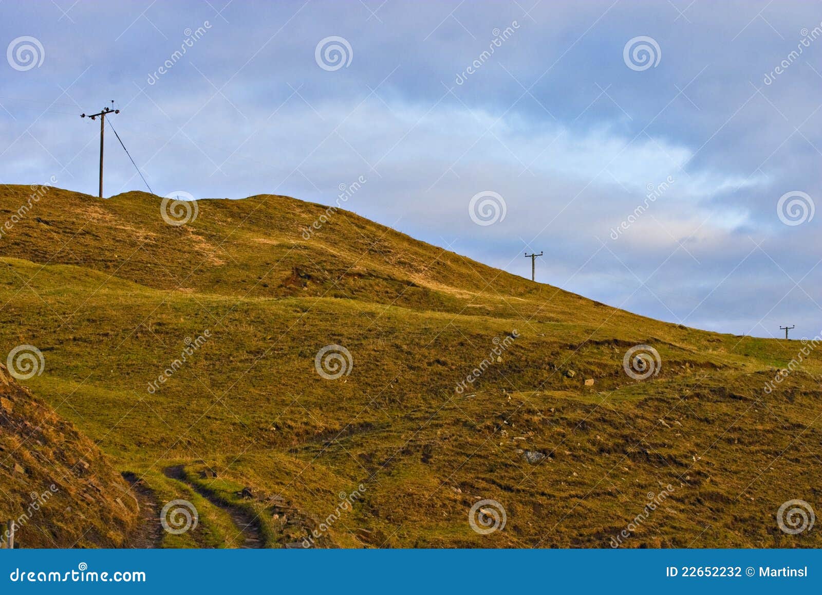 Hills in Peak District, England. Stock Photo - Image of dale, england ...