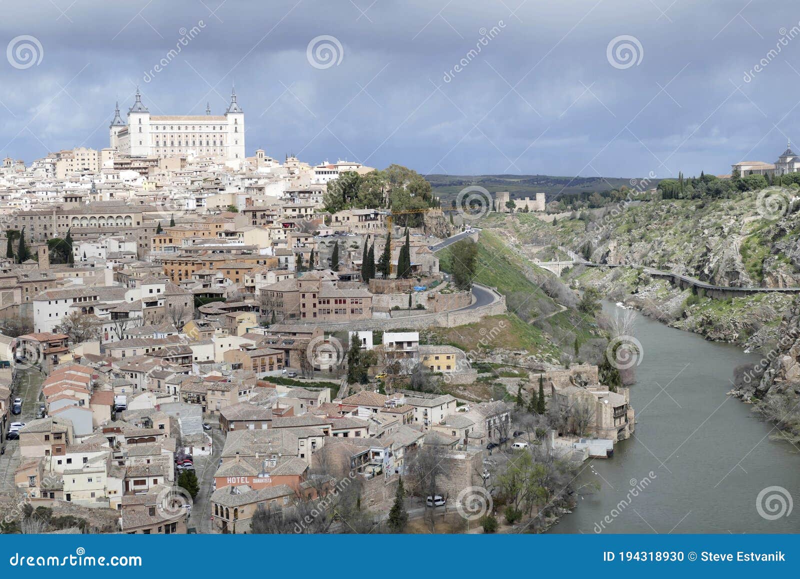 Hillside Buildings of the Old City Editorial Image - Image of ...