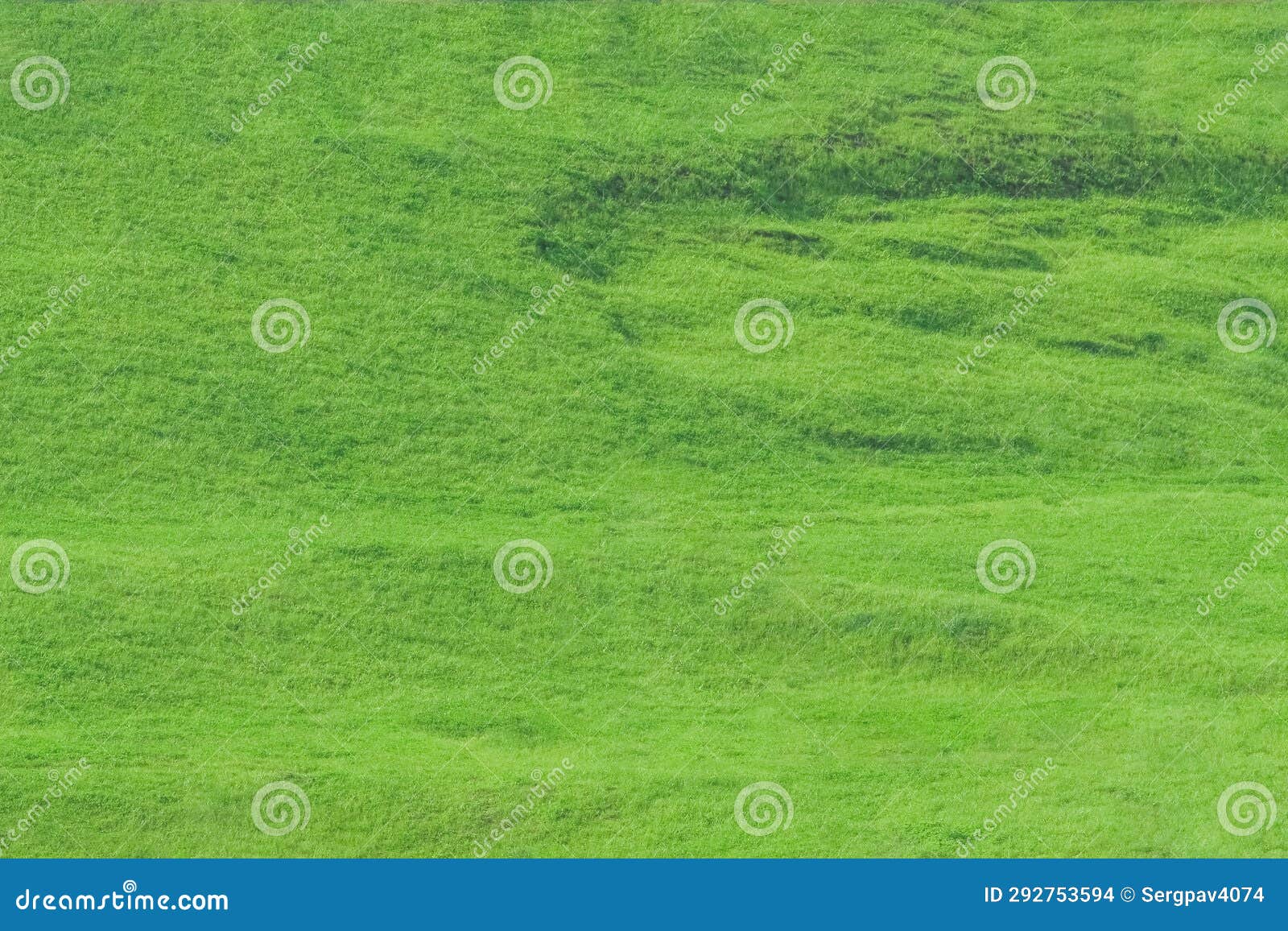 Hillside Covered with Green Grass Stock Photo - Image of fresh, slope ...