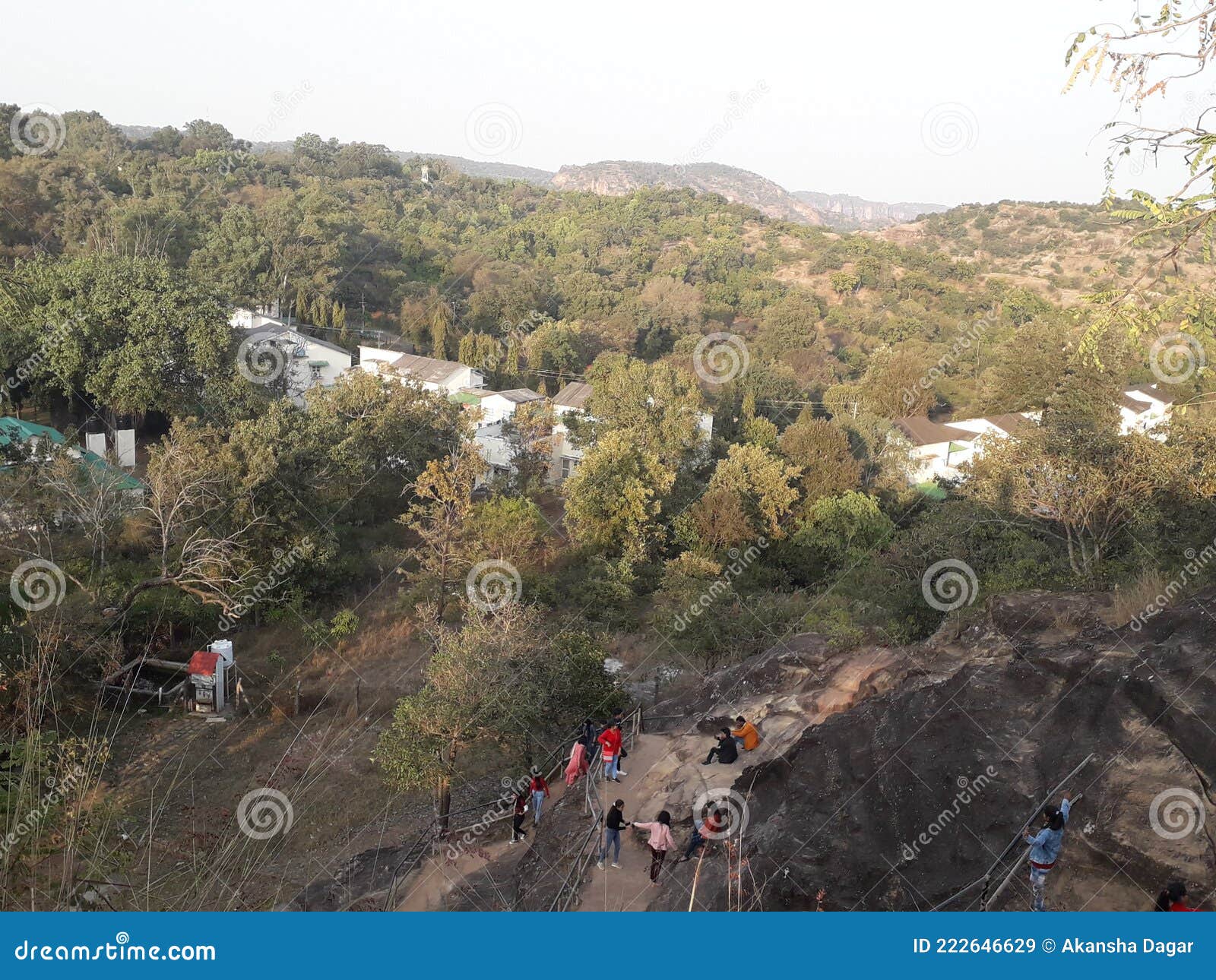 Hillside Hilly Area Trees Around Us Editorial Stock Image - Image of ...