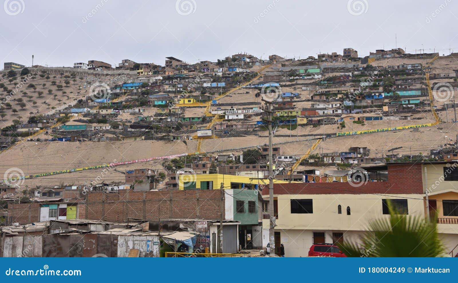 Hillside Slums on the Outskirts of Lima, Peru Editorial Stock Image ...