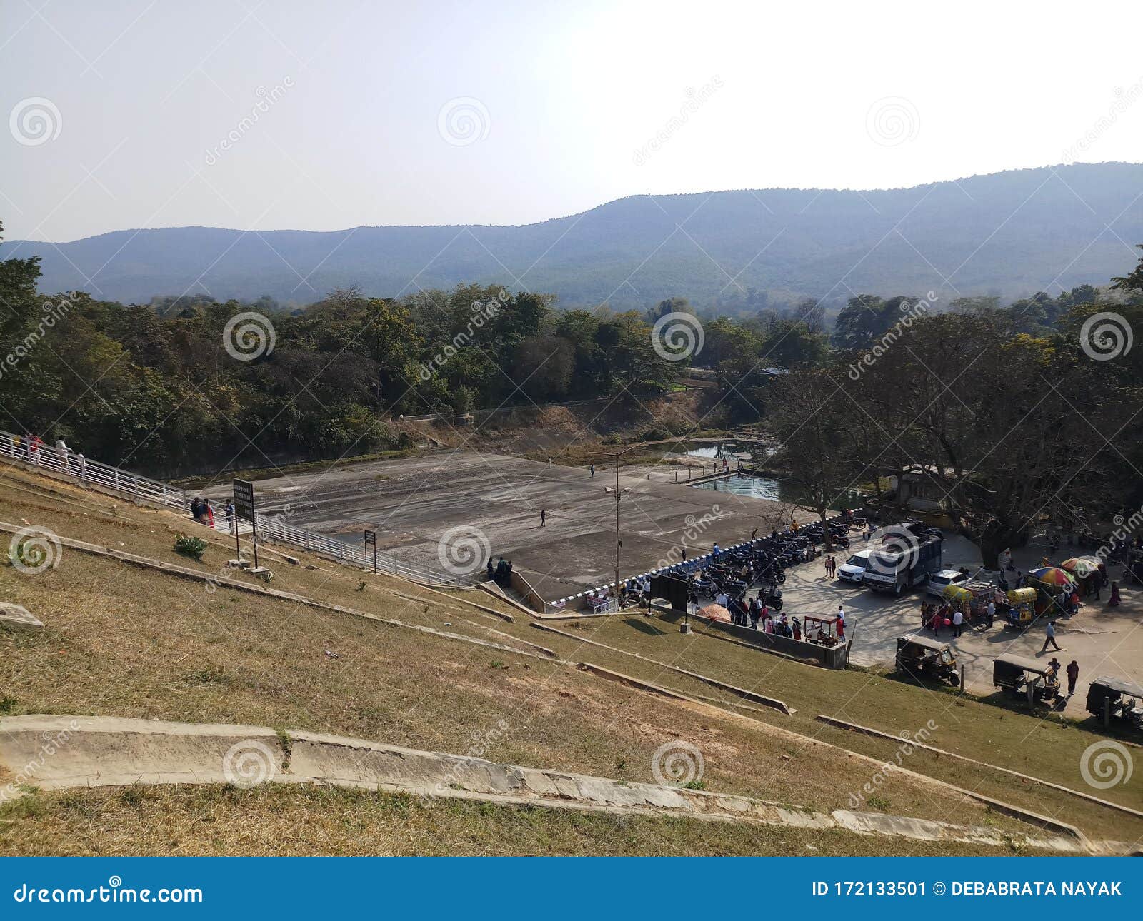 Hillside View Looking Beautiful in India Stock Image - Image of road ...