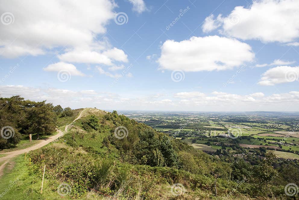 Hillside walk stock image. Image of summer, path, grass - 10599069