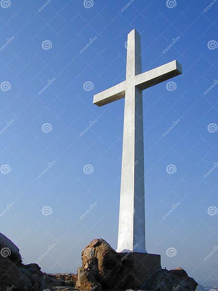 Hilltop Cross stock image. Image of landmark, worship, spiritual - 59405