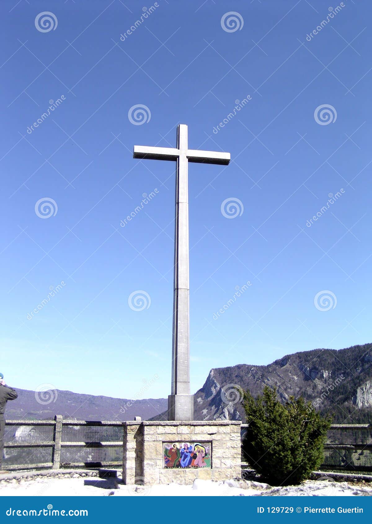 Hilltop Way of the Cross stock image. Image of cross, cruciform - 129729
