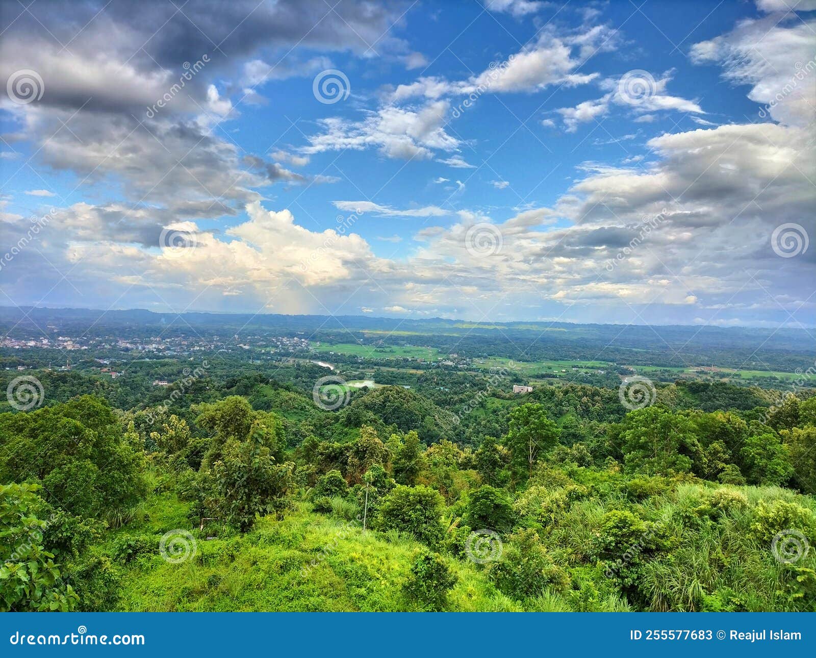 Hilly Area Beautiful Natural Scenery Stock Image - Image of hilly ...