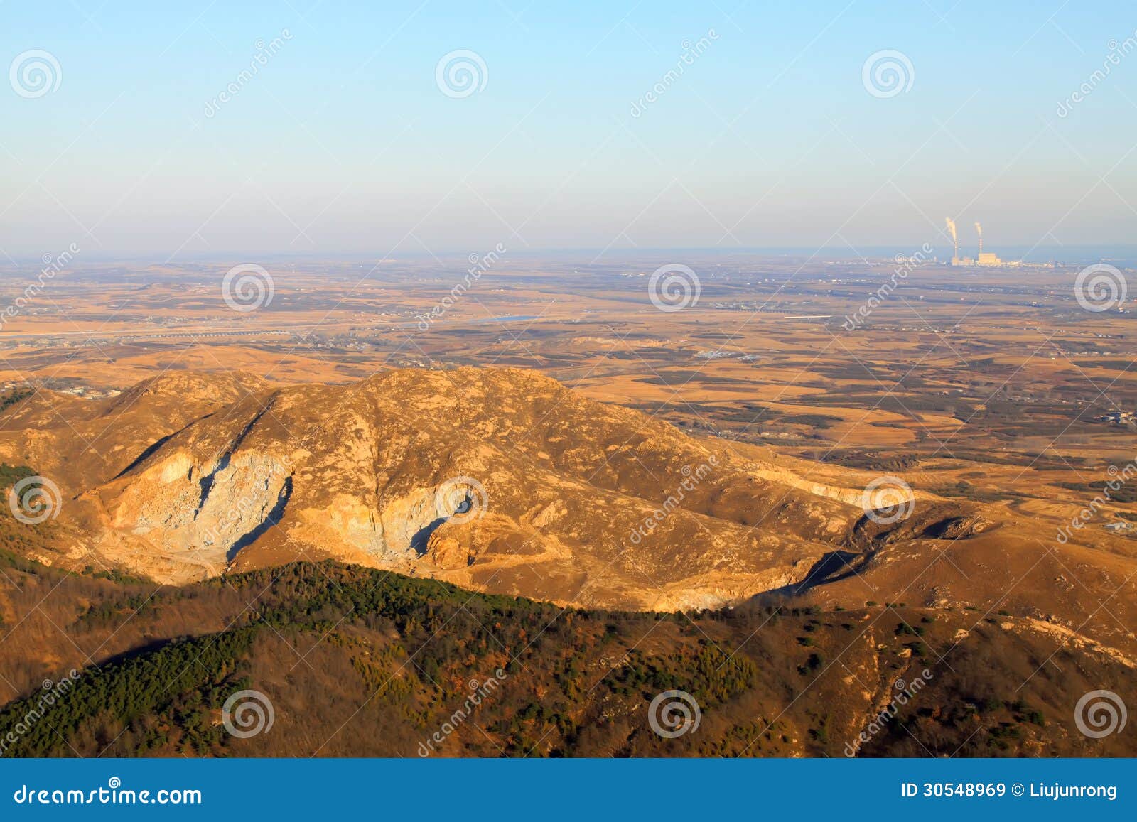 Hilly Areas of Natural Landscape Stock Image - Image of details ...