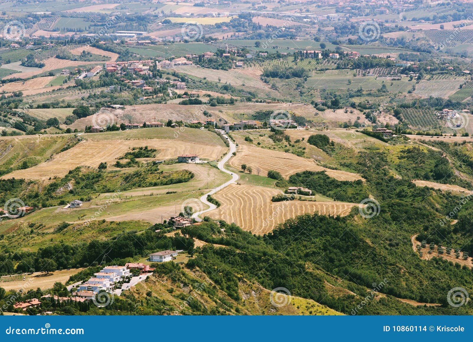 Hilly district stock photo. Image of state, southern - 10860114