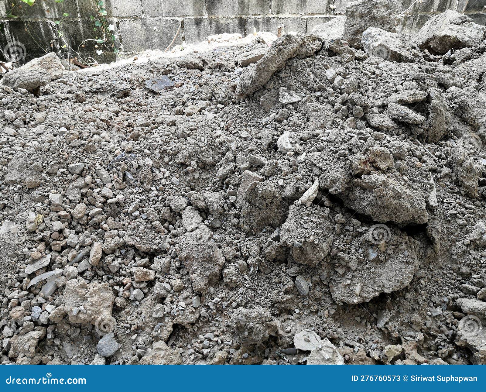 A Hilly Mound of Brown Soil Containing Soil Stock Image - Image of ...
