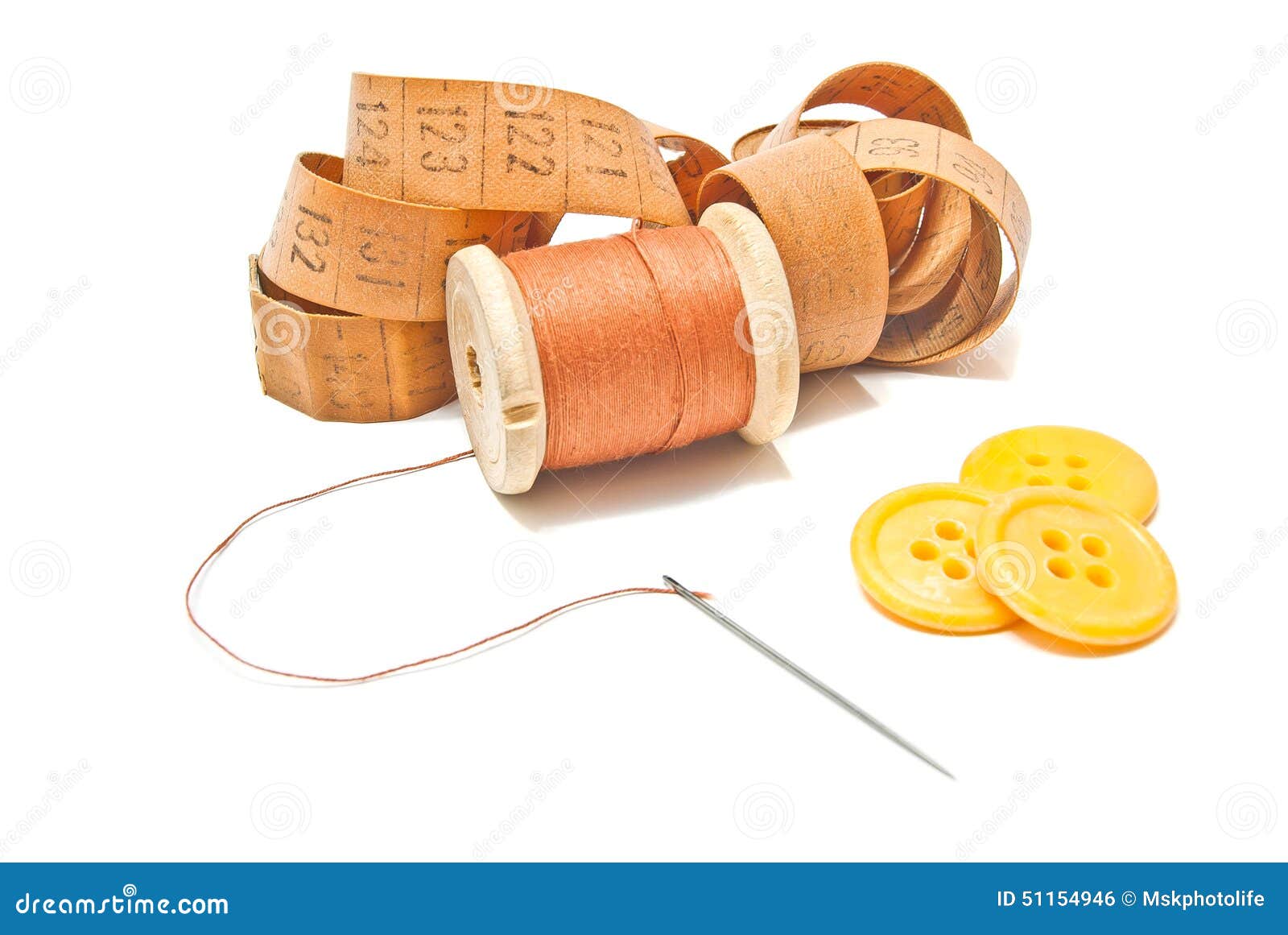 Hilo, metro y botones foto de archivo. Imagen de bucle - 51154946