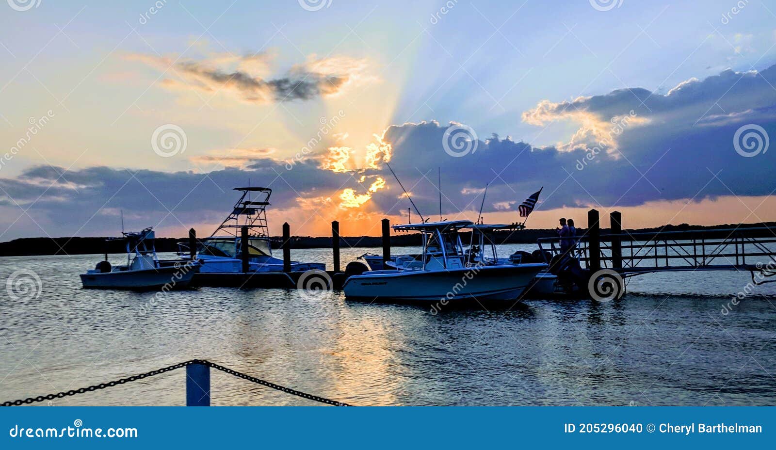 A Hilton Head sunset stock photo. Image of coast, horizon - 205296040