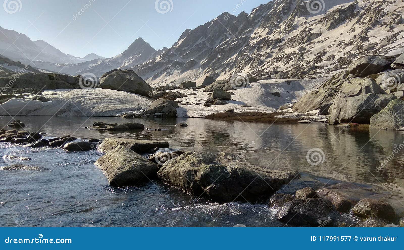 River starting from stock image. Image of himachal, starting - 117991577