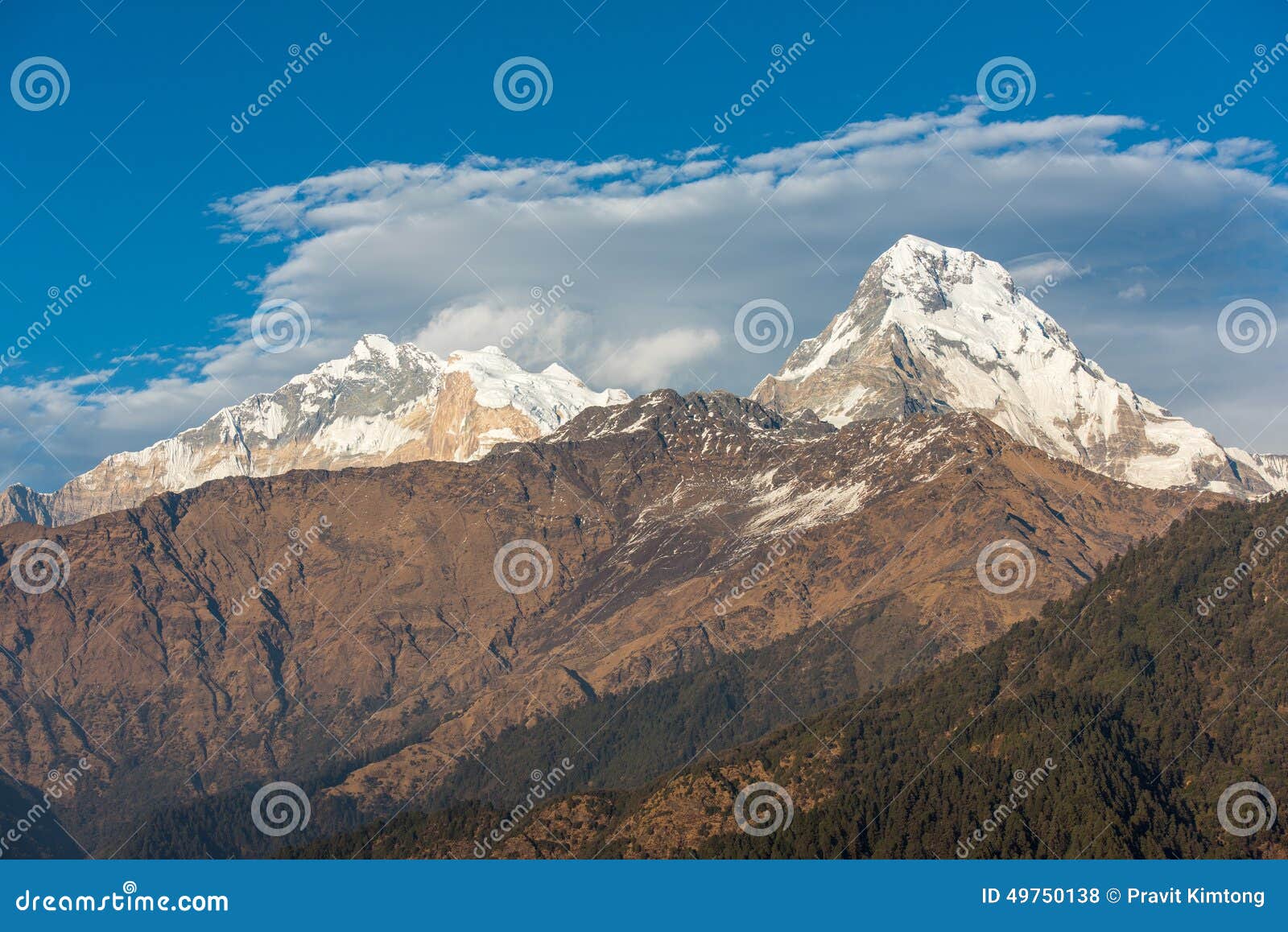 Himalaya berg, Nepal arkivfoto. Bild av natur, maximum - 49750138