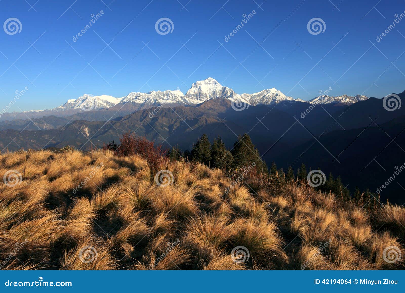Himalaya Mountains And Lake Beautiful Scenery Royalty-Free Stock Image ...